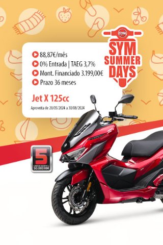 SYM Portugal | Scooters 100 - 125 CC